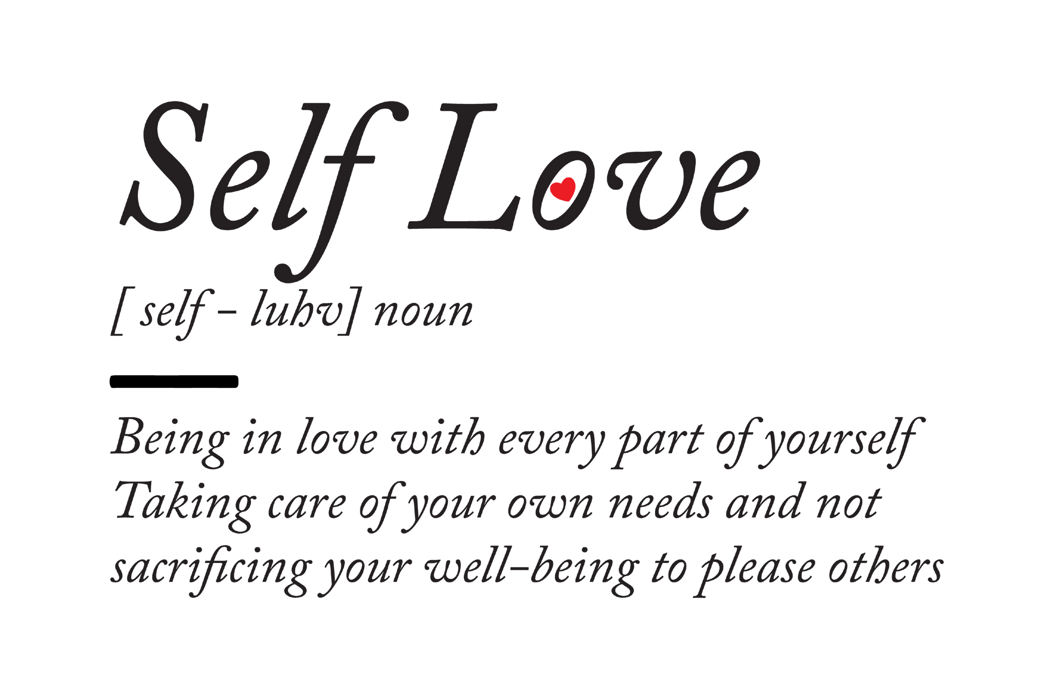 Self Love Definition Heat Transfer